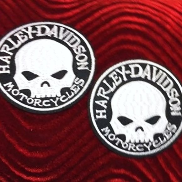 Accessories | 2 Iron On Clothing Badges Accessory Appliques Motorcycle ...